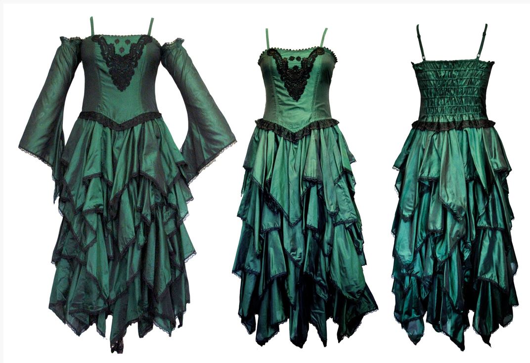 Dark Star Enchanting Witches Gothic Ball Gown suiting sizes 12 14 16 ...
