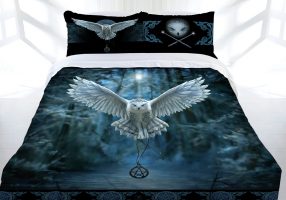 Anne Stokes AWAKEN YOUR MAGIC Quilt Cover Set Collection OWL Pentagram ...