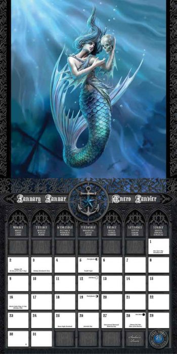 Anne Stokes official 2017 "The Realms" 16 Month Wall Calendar - Lee's ...